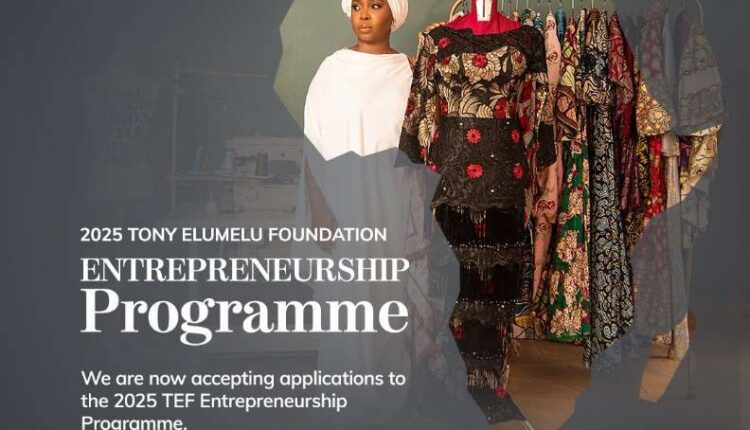 Tony Elumelu Foundation Opens Applications for 2025 Entrepreneurship Programmes - Tech Digest News